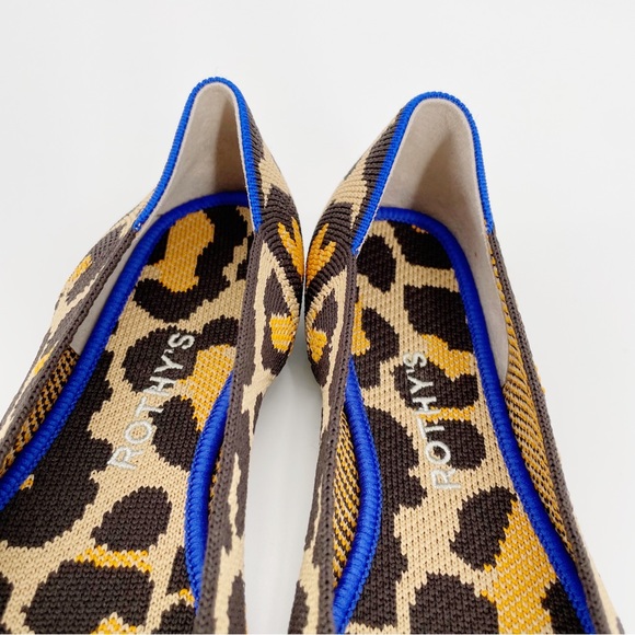 Rothy's | Shoes | Rothys The Point Big Cat Flats In Animal Cheetah ...